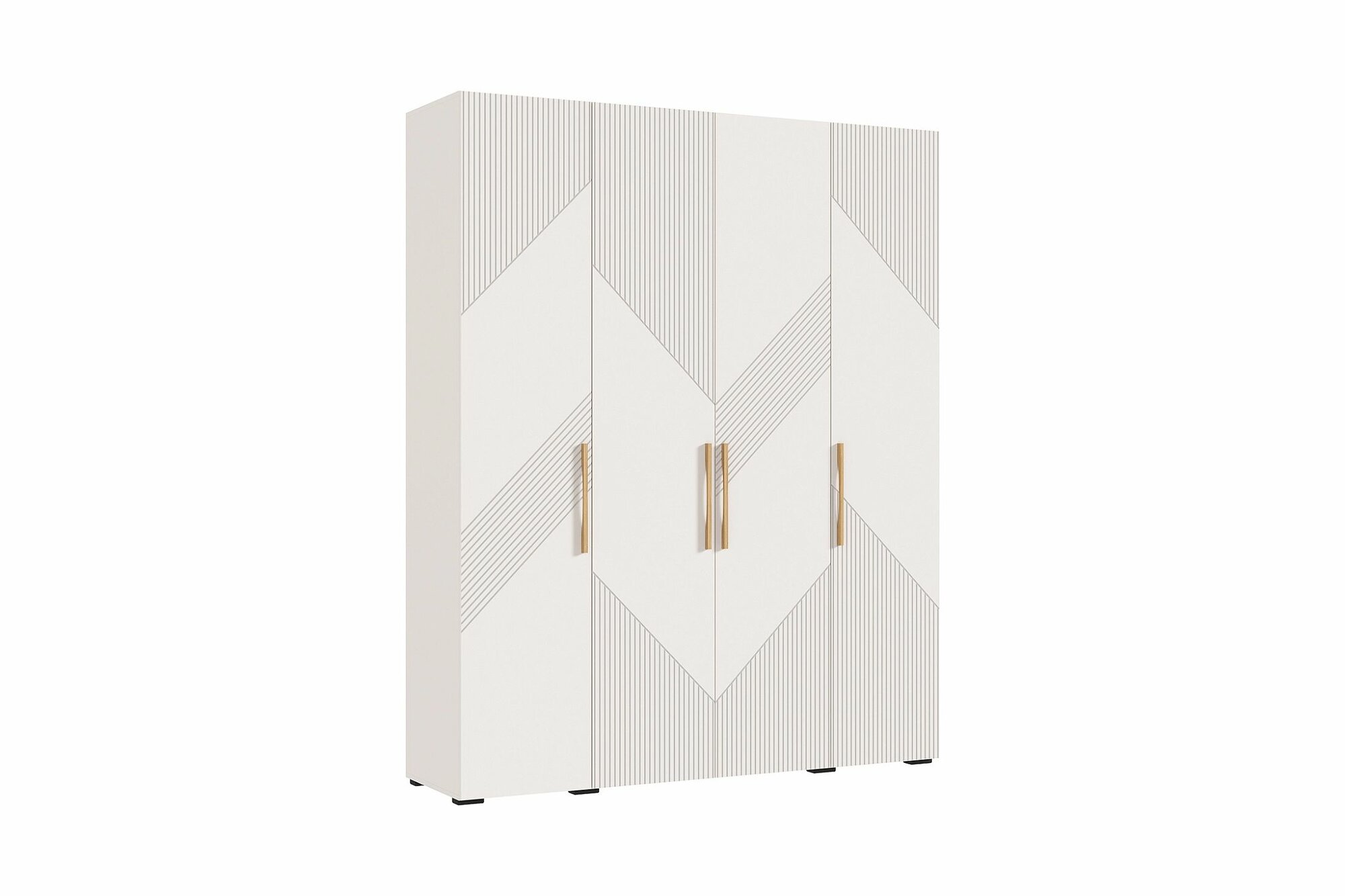 Шкаф 4-х створчатый Ирис кашемир