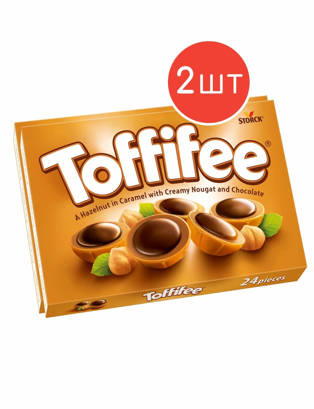 Конфеты в коробке Toffifee шоколадные 200г 2шт