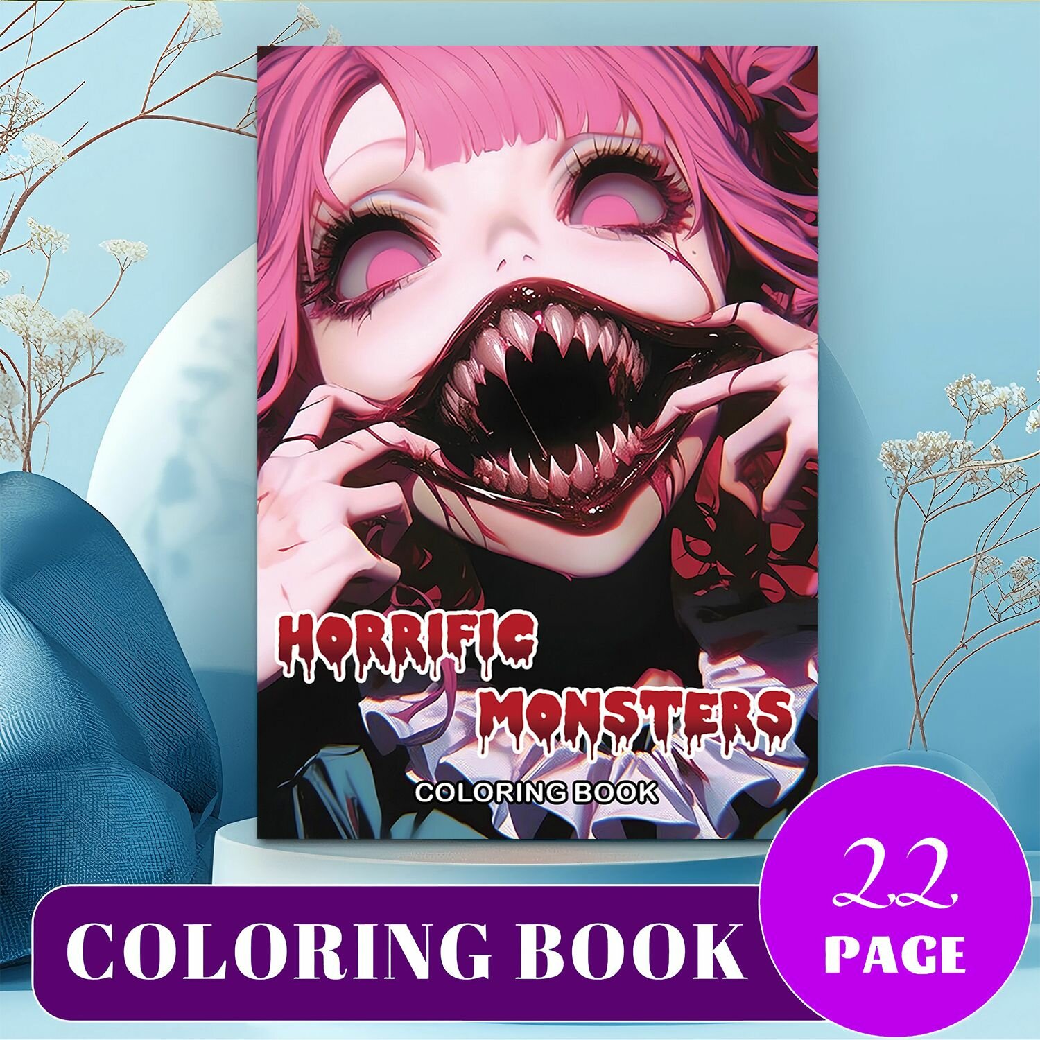 Премиальная антистресс-раскраска для взрослых и детей арт-терапия качественная бумага 1 шт