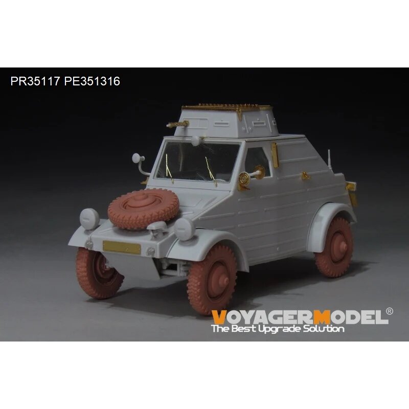 Модель Voyager PR35117 Кубелваген Type 82 колеса Patten 2