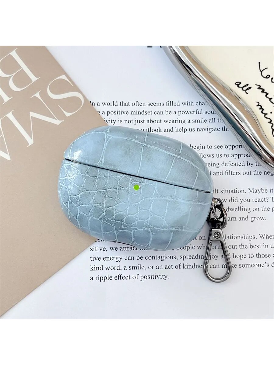 Чехол для наушников huawei freebuds pro 3/pro 4, чехол для наушников Bluetooth Текстура кожи крокодила