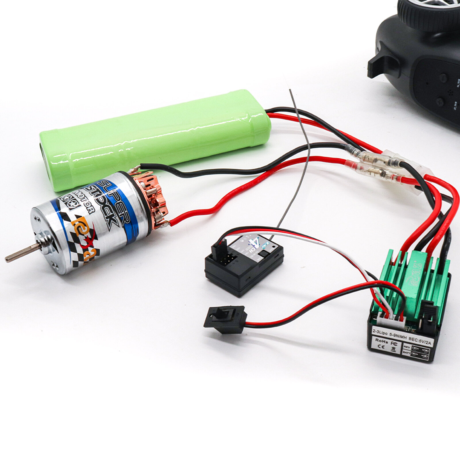 550 щеточный мотор водонепроницаемый корпус из нержавеющей стали щеточный мотор 11T подъемная машина большой крутящий момент замена мотора для Slash TRX4 TRX6 G63 ARRMA AXIAL