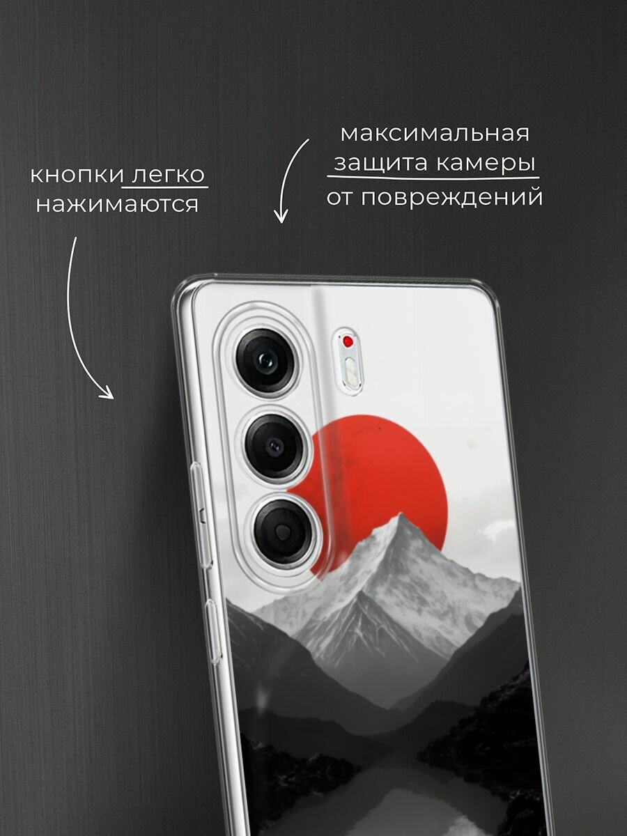 Чехол на Tecno Camon 40 Pro 5G / Текно Камон 40 Про 5G с принтом Белая гора — фото 1