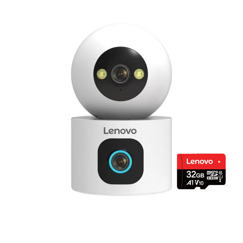 Домашняя камера видеонаблюдения Lenovo Dual Eye Smart Camera 6 Мп HD XW1, wifi version+32g memory,