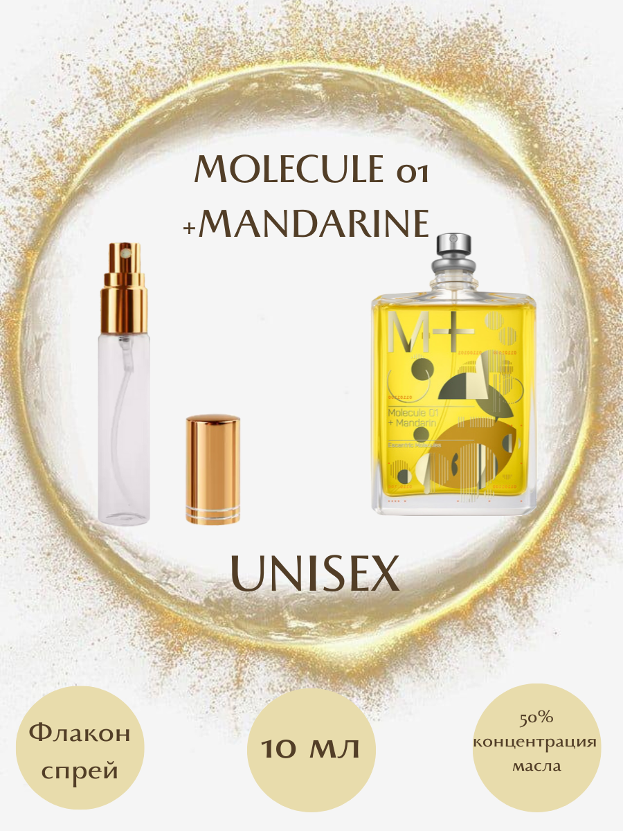 Духи масляные Molecule 01 + Mandarin спрей 10 мл унисекс, цветочный аромат