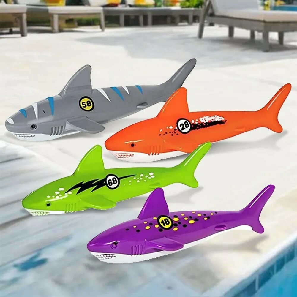 Игрушки для подводного плавания Набор Разноцветных Колец для Дайвинга для Детей, Развивающие Игры в Бассейне, Обучение Плаванию и Нырянию, Подводные Приключения и Веселье