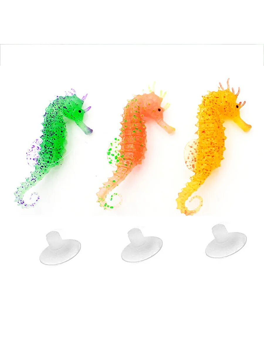 Морской конек светящийся орнамент аквариум светящийся