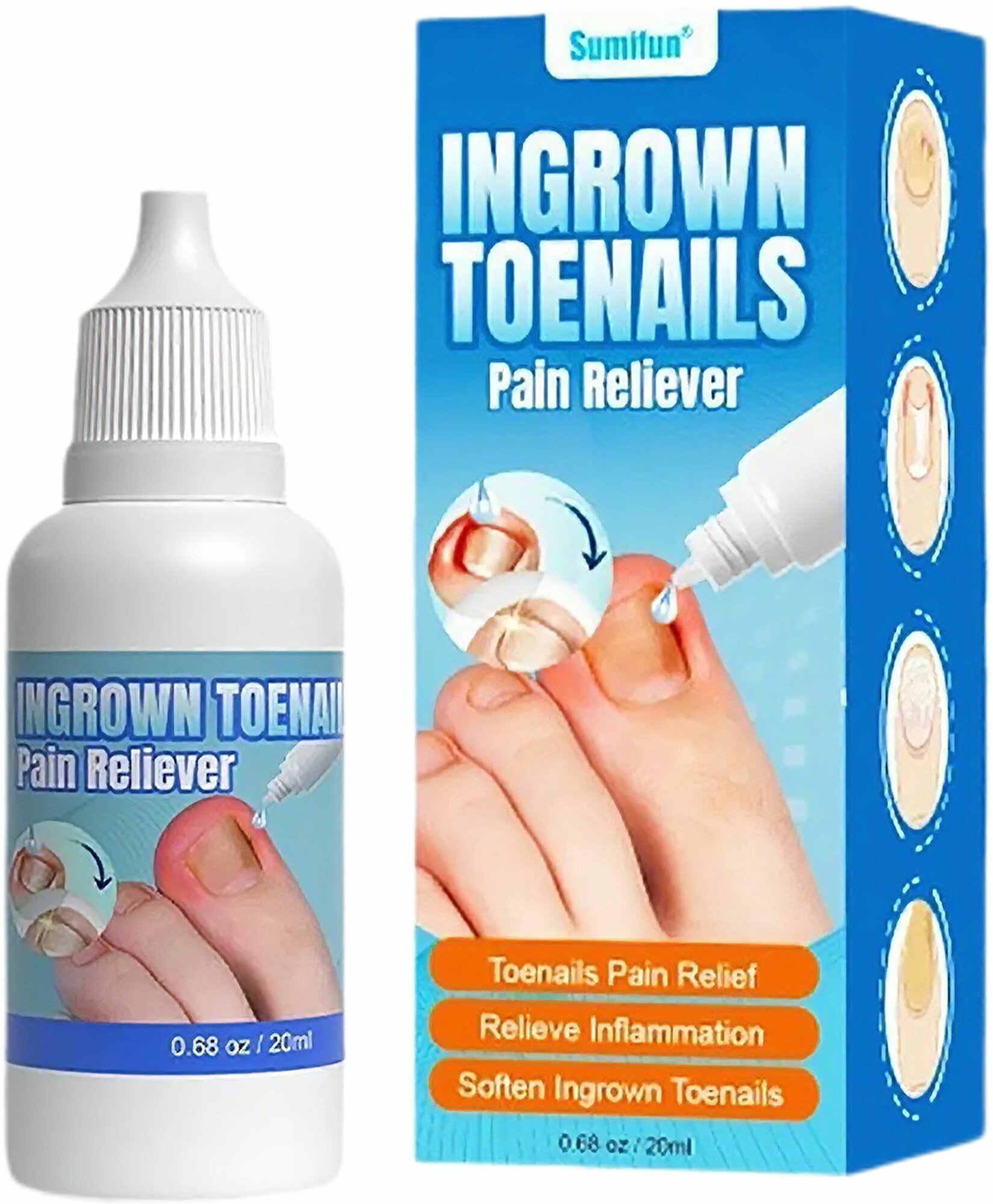 Крем Мазь от вросшего ногтя, 20 мл Sumifun