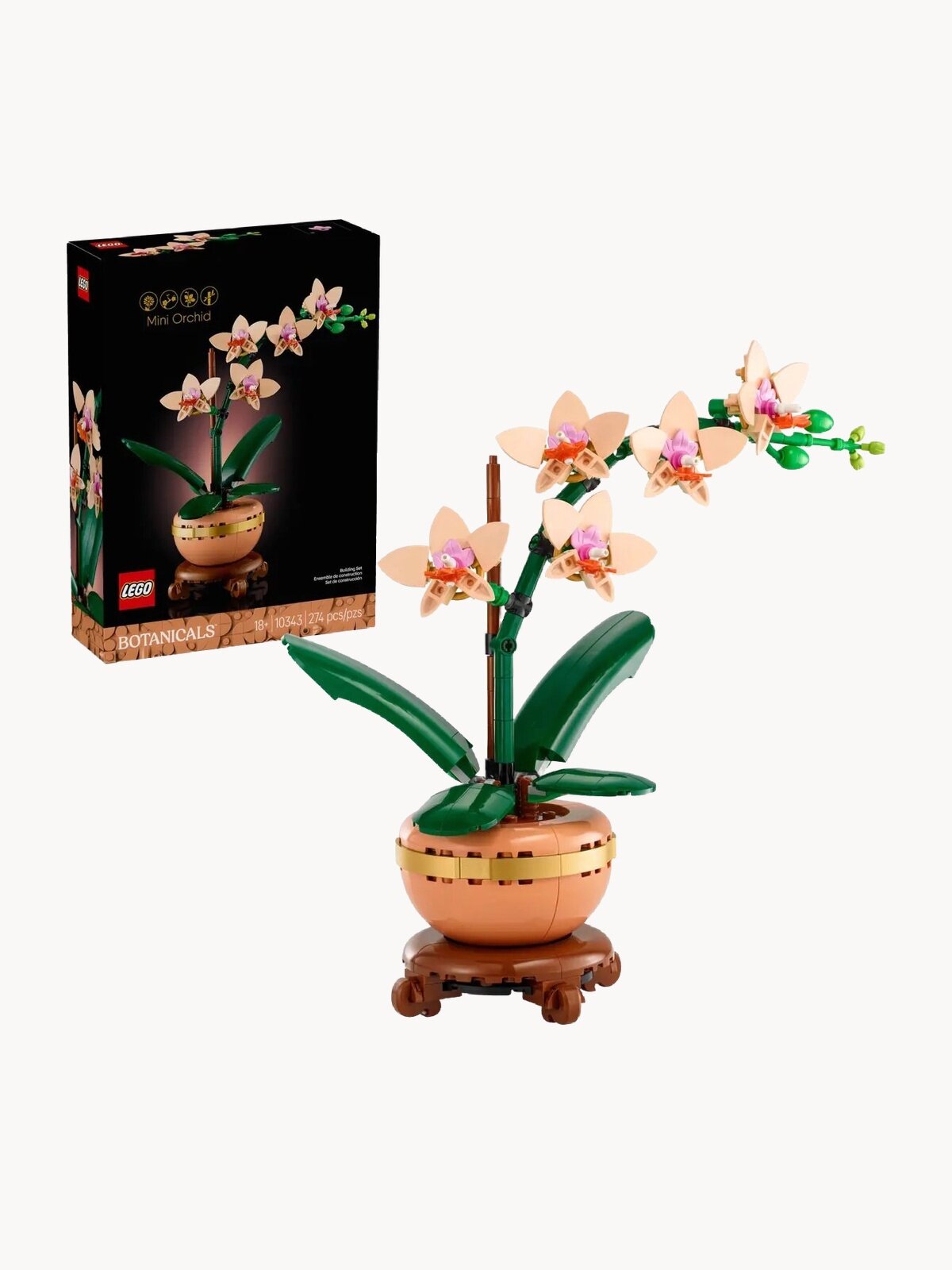 Конструктор LEGO Коллекционные наборы 10343 Мини-орхидея, 274 дет.