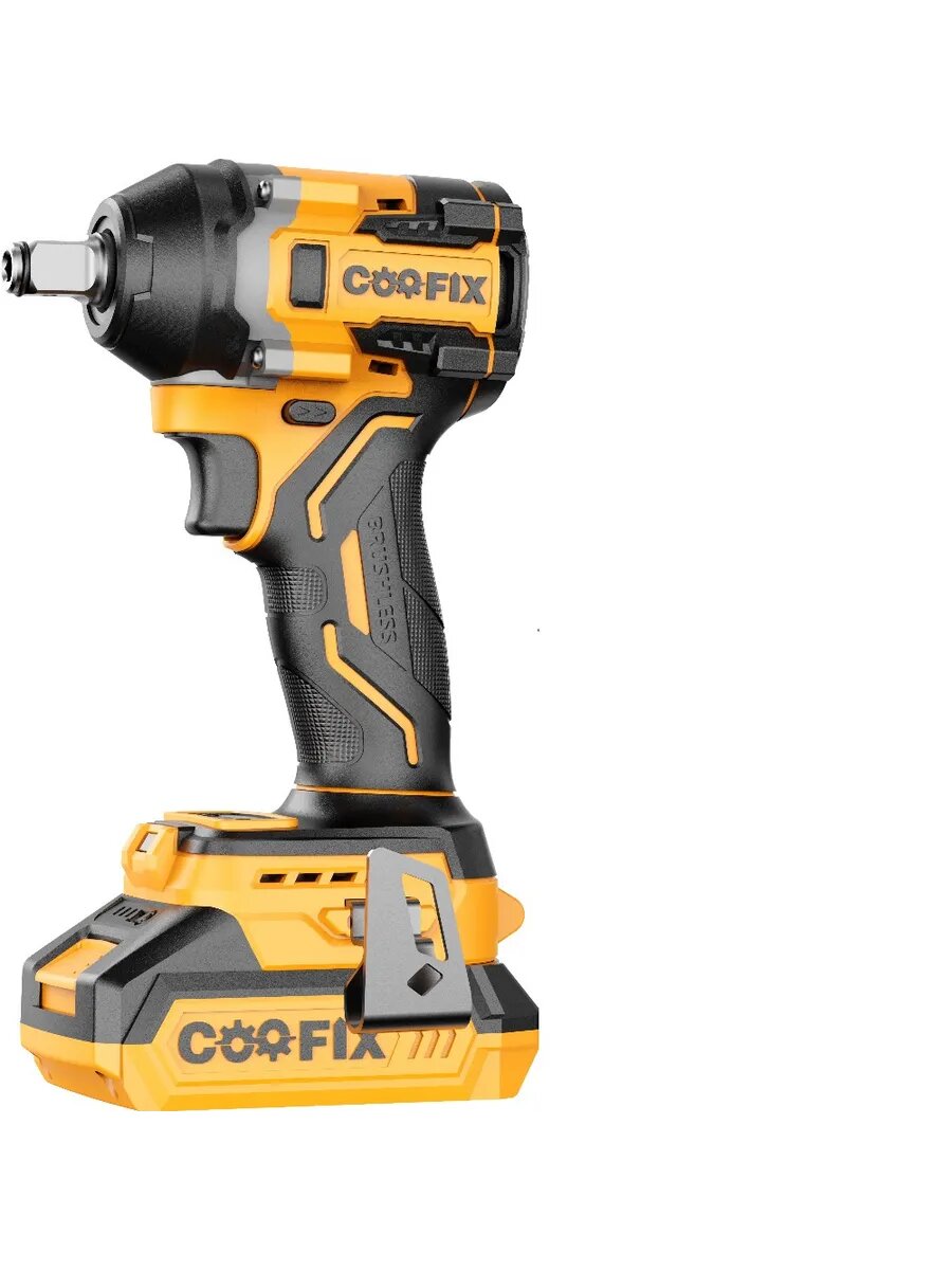 Гайковерт COOFIX CF-IW008, ударный, бесщеточный, 2 аккумулятора, 3 скорости