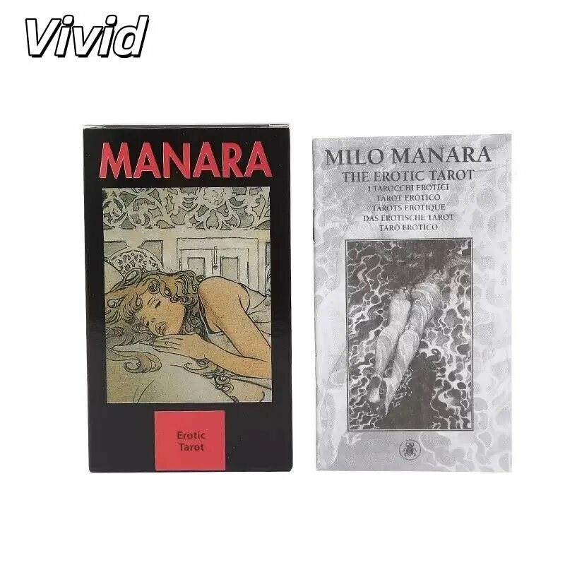 Карты Эротическое Таро Манара Мини Набор с Книгой премиум，（Рекомендуемые качественные продукты）