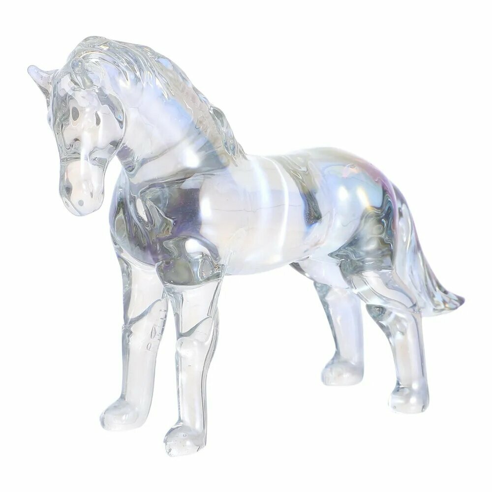 Хрустальная Фигурка Лошади Для Офисного Украшения 1 Штука