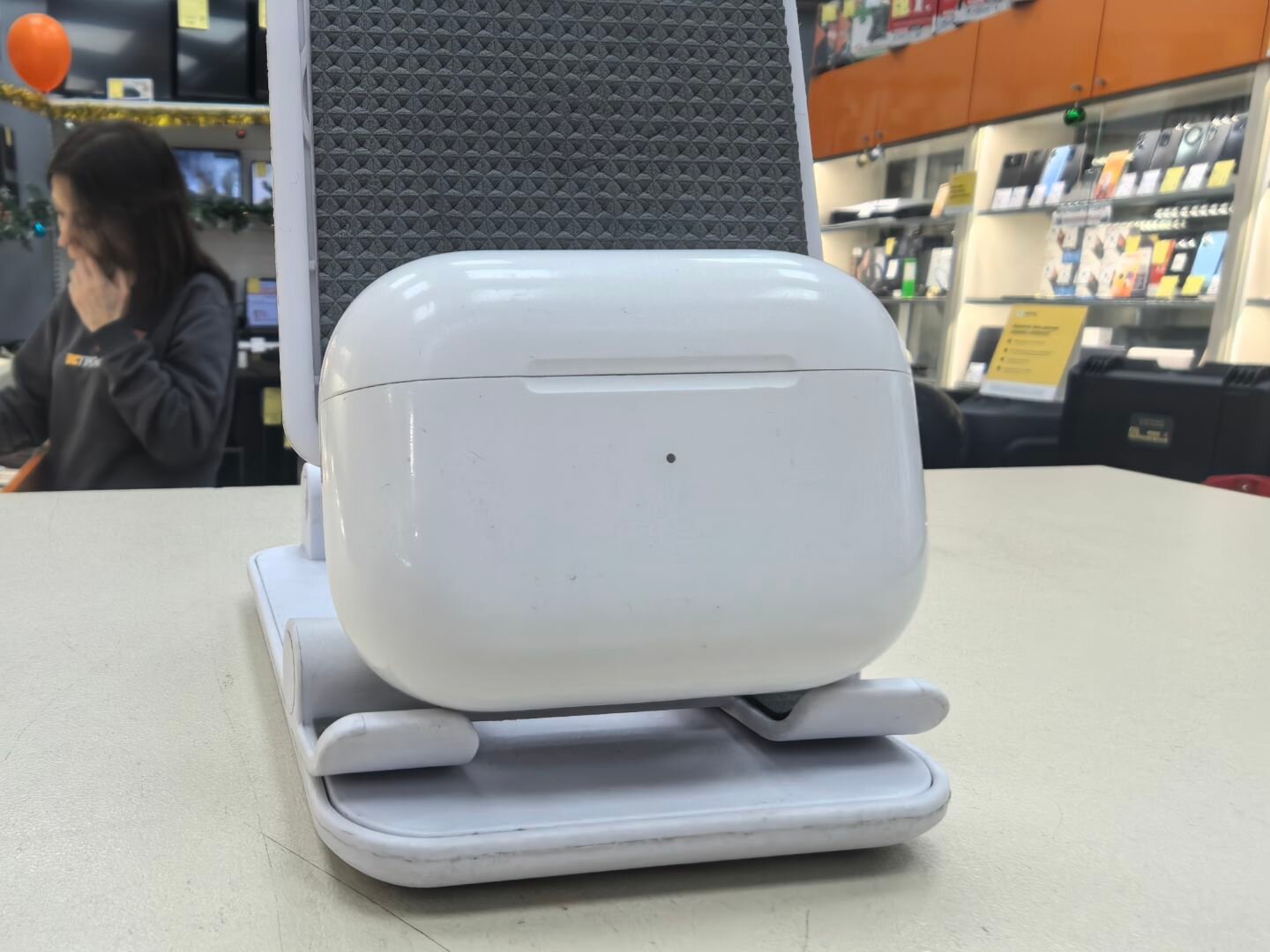 Беспроводные наушники Apple AirPods Pro (1-го поколения) lightning original, White (Белые), Б/У, уценка