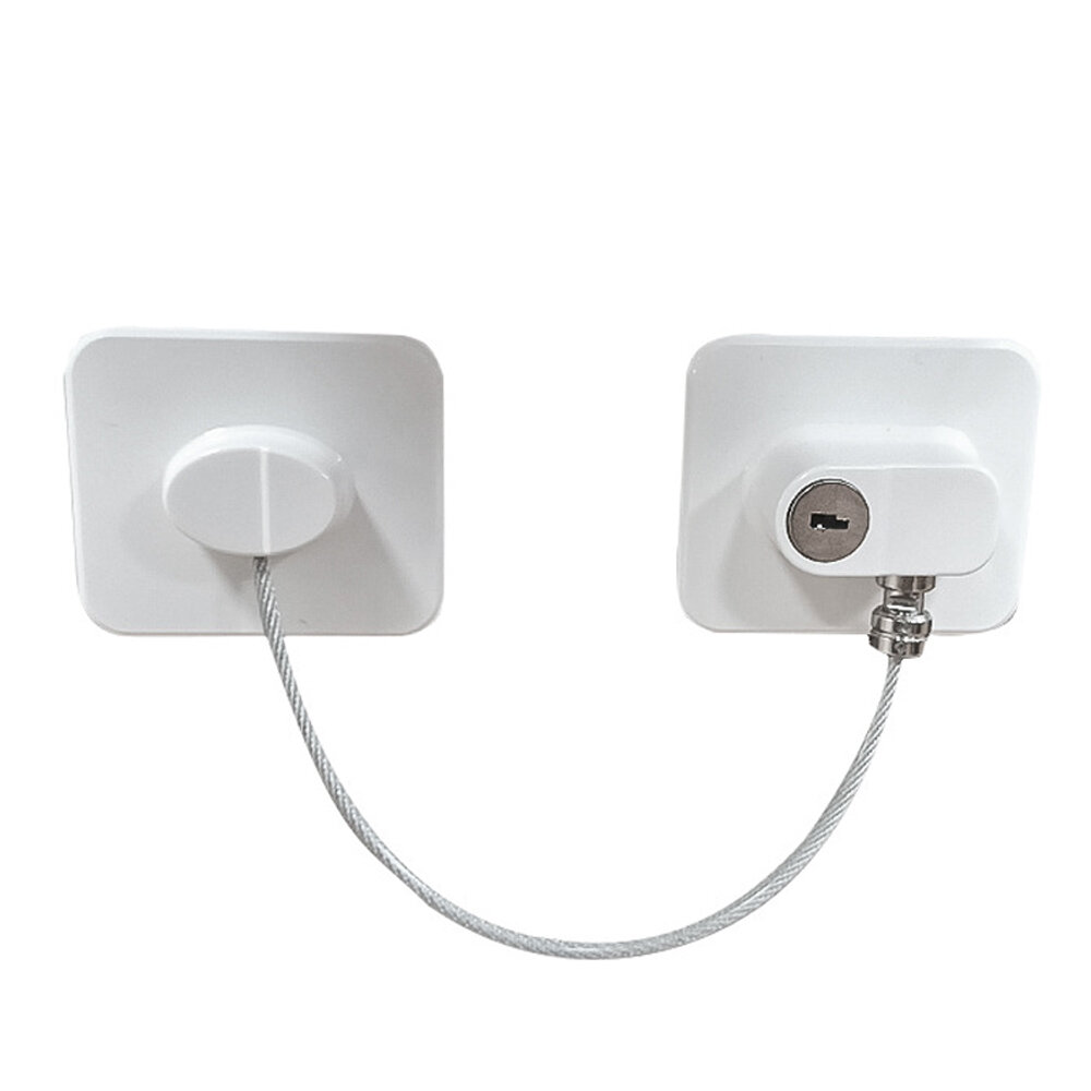 Детские защитные замки для холодильника, шкафов и ящиков с прочным клеем и ключами