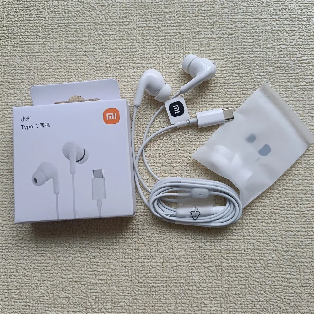 Xiaomi проводные наушники-вкладыши с микрофоном White