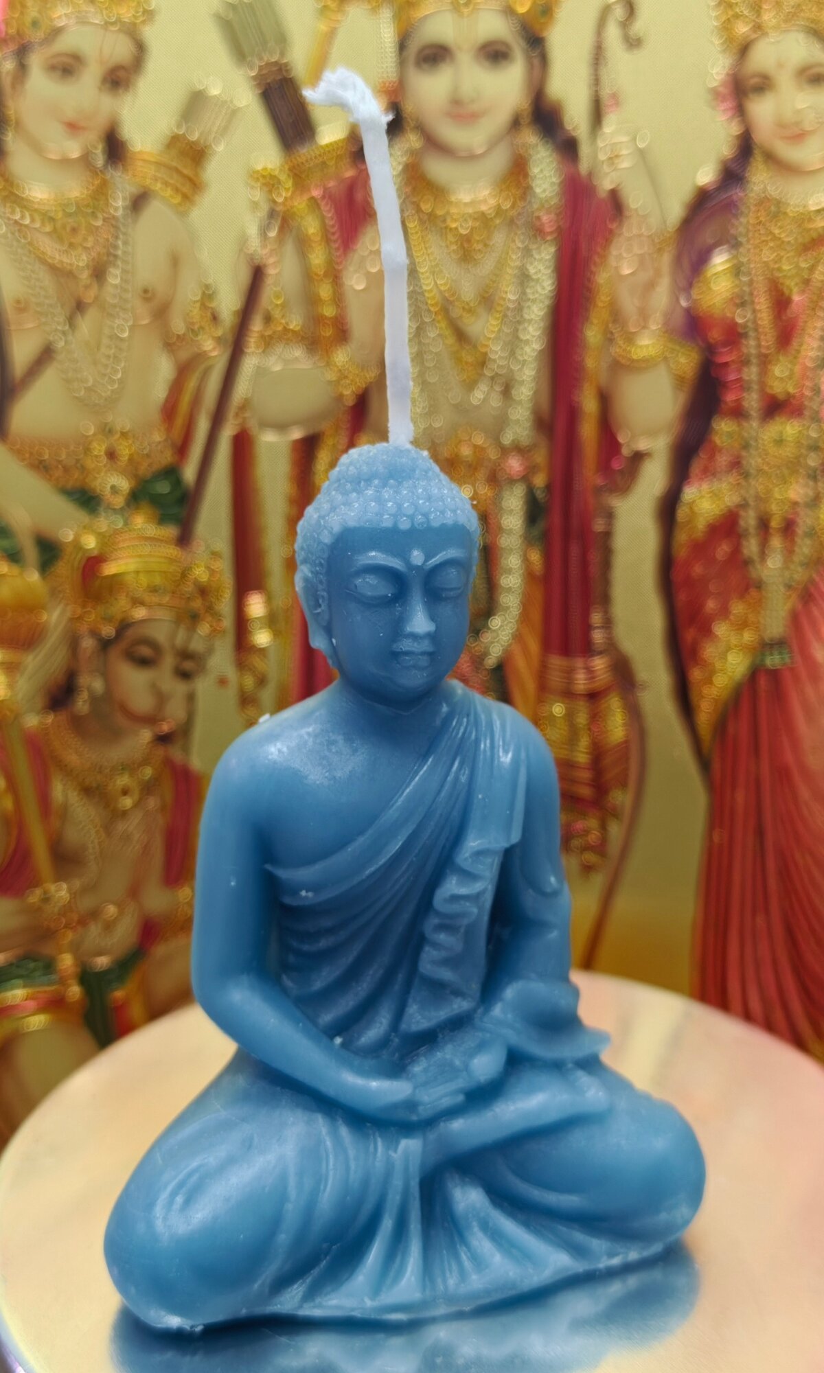 Свеча восковая интерьерная Будда