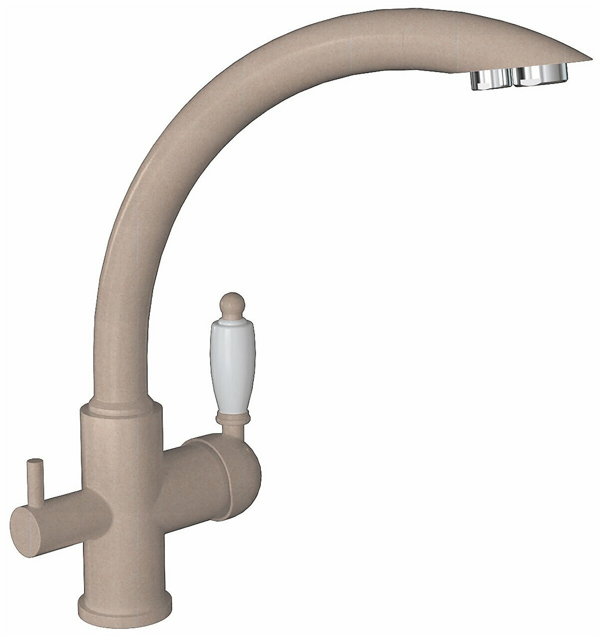 Смеситель Florentina Шале FL под фильтр, песочный Fg (333.25H.2113.107)