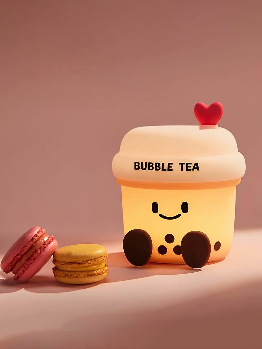 Ночник детский силиконовый с таймером, беспроводной настольный светильник на Новый год