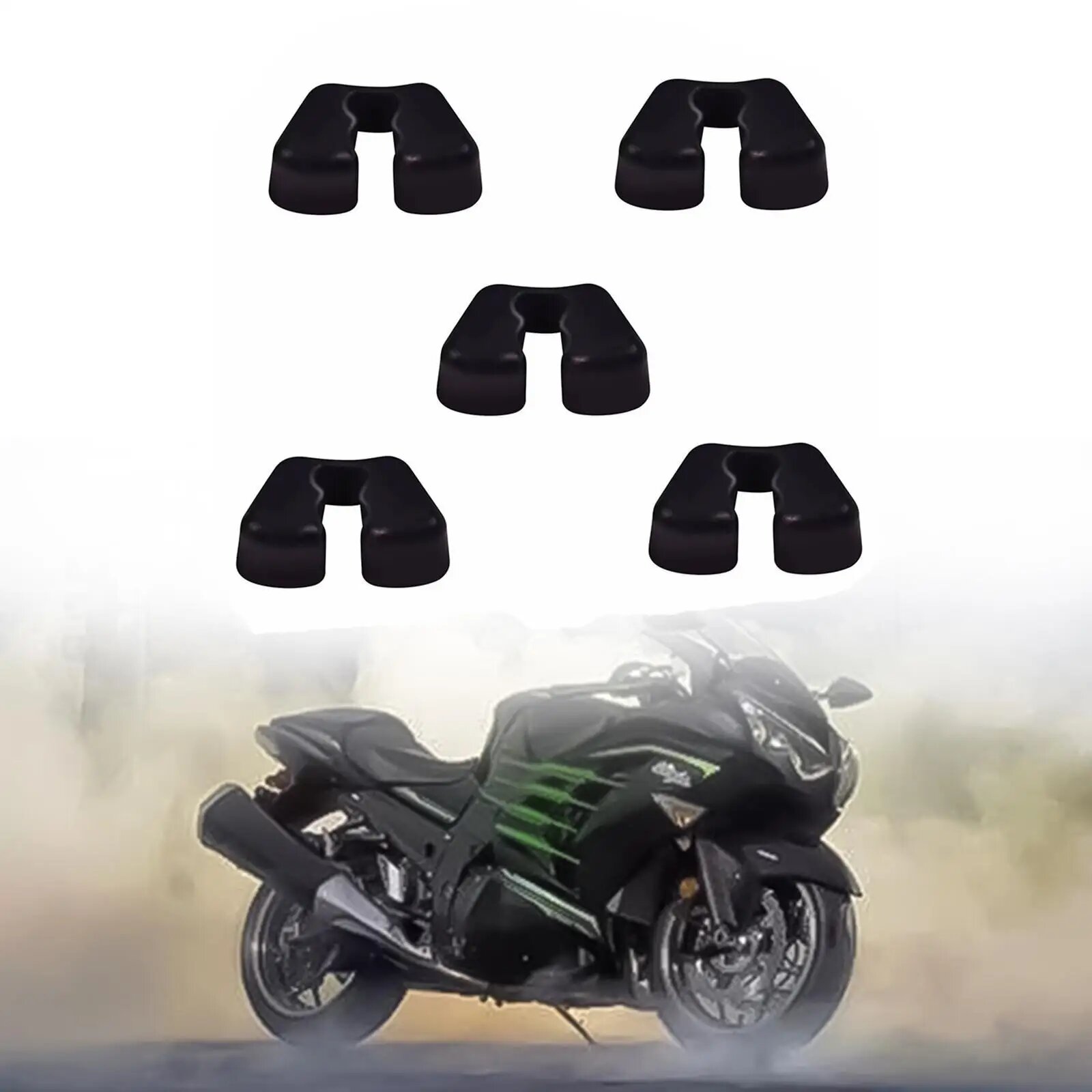 5 шт. демпферы задней ступицы 92161-1286 замена для Kawasaki Zrx1200 01-05 ZX14rzx1400 2015-2023 ZX14R ZX1400E SE 2013