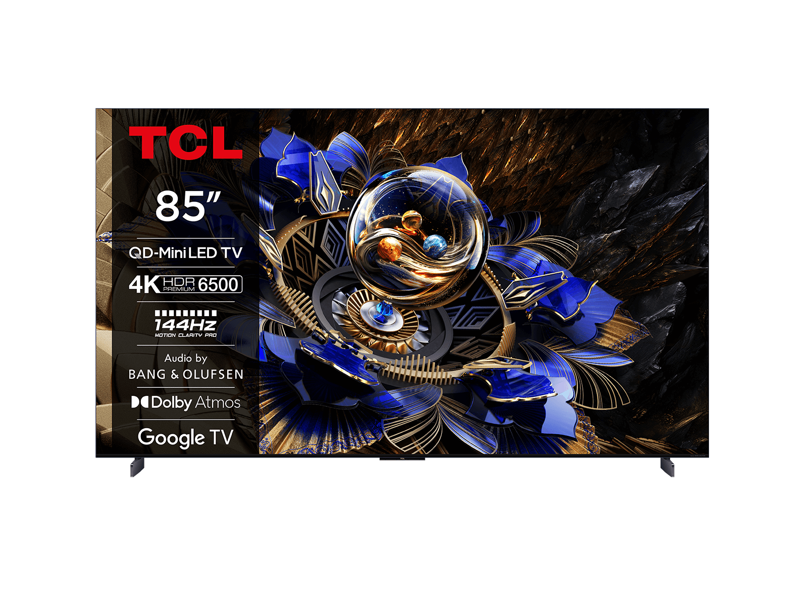 85" Телевизор TCL 85X11K черный, 3840x2160, 4K UHD, QD-Mini LED, 144 Гц, Wi-Fi, Google TV