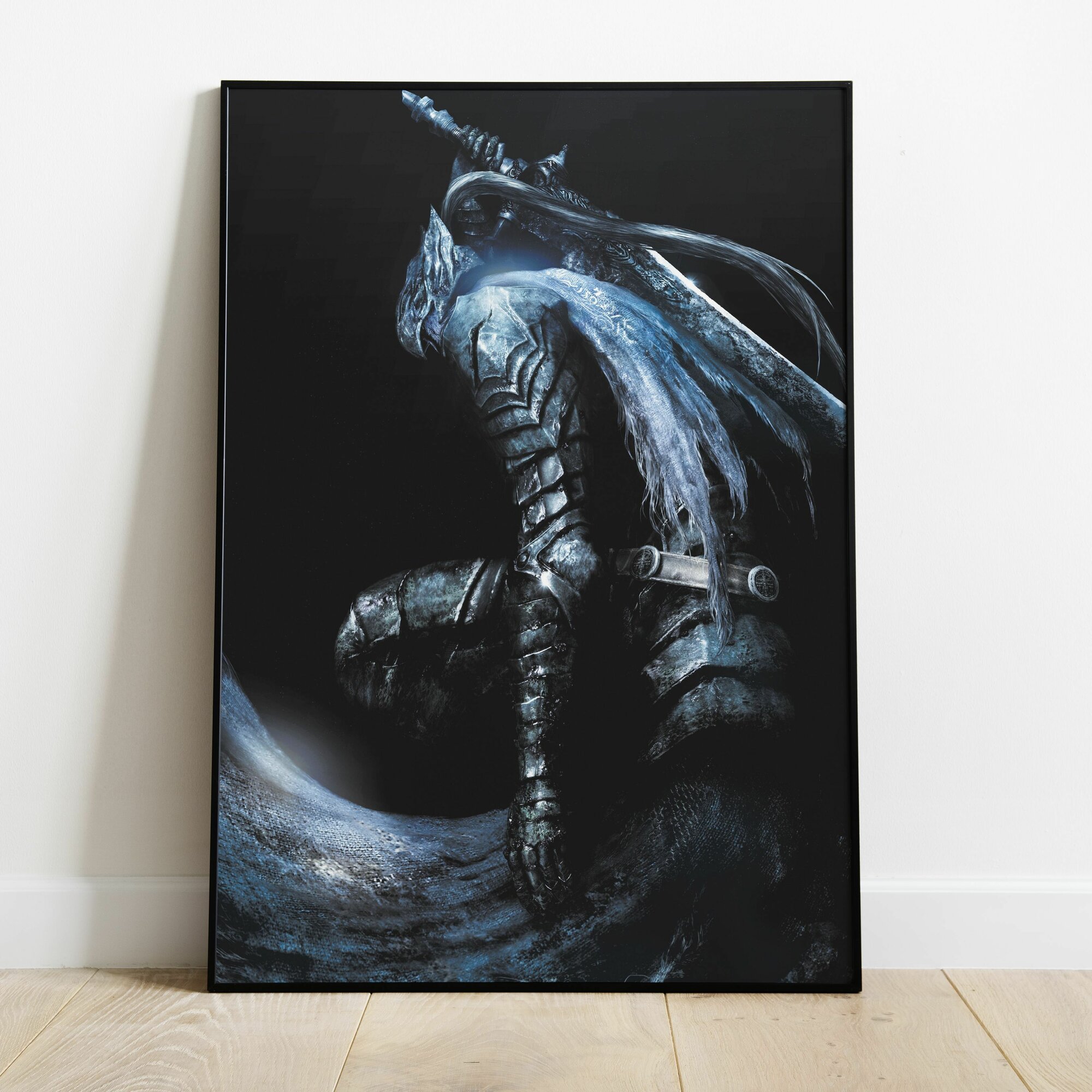 Плакат на стену для интерьера Dark Souls - Elden Ring (Арториас Путник Бездны 1) / Постер по игре формата А4 (21х30 см)