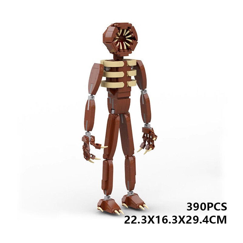 Строительные блоки MOC совместимы со сборными декоративными строительными блоками LEGO Monster Door DOORS Rainbow Friends «Монстр-людоед» для дома