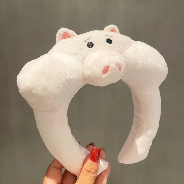 Мягкие 3D-ушки Диснея, повязки на голову Винни-Пуха, милые повязки на голову с изображением Стича для девочек, аксессуары для волос Kawaii Lotso, подарок на Рождество для мальчика.