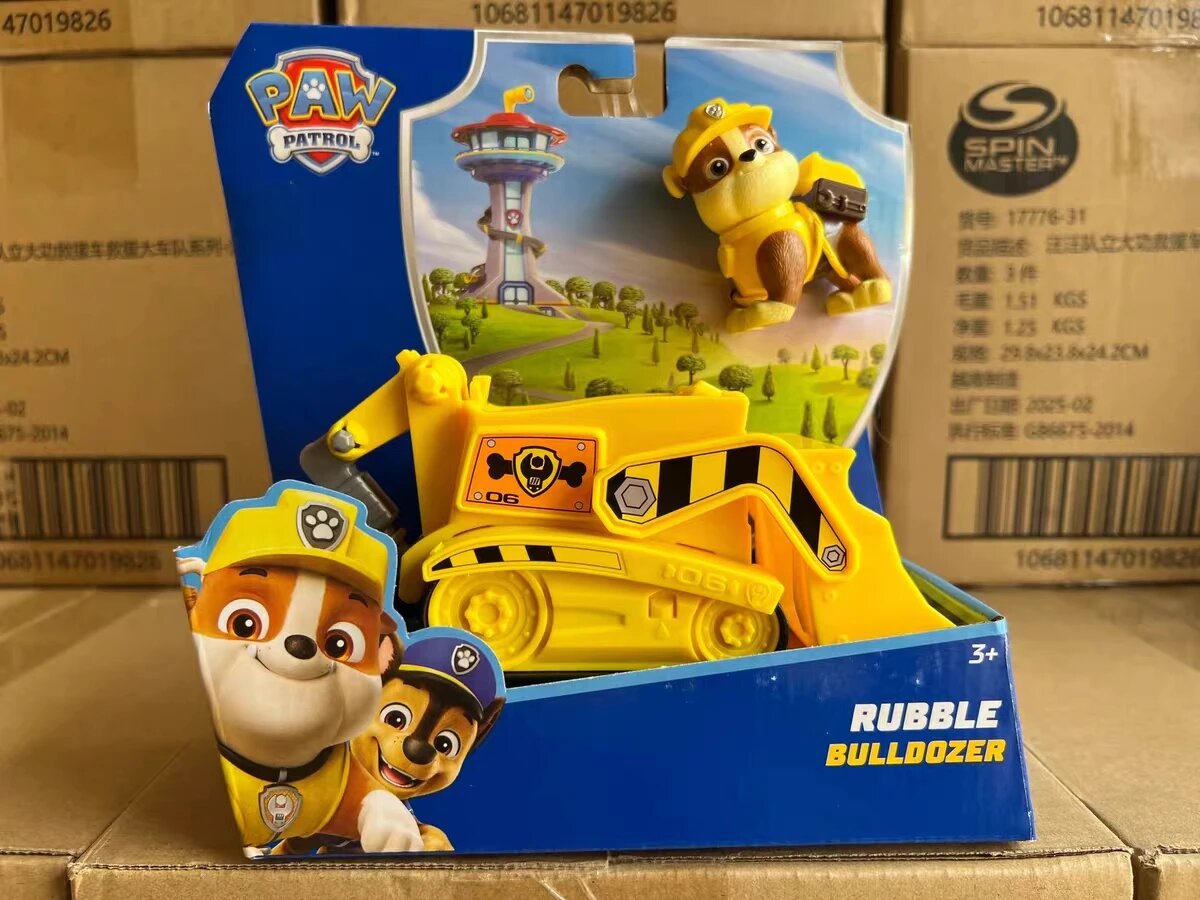 Фигурки PAW PATROL 10 видов Желтый, 97237-4-rubble