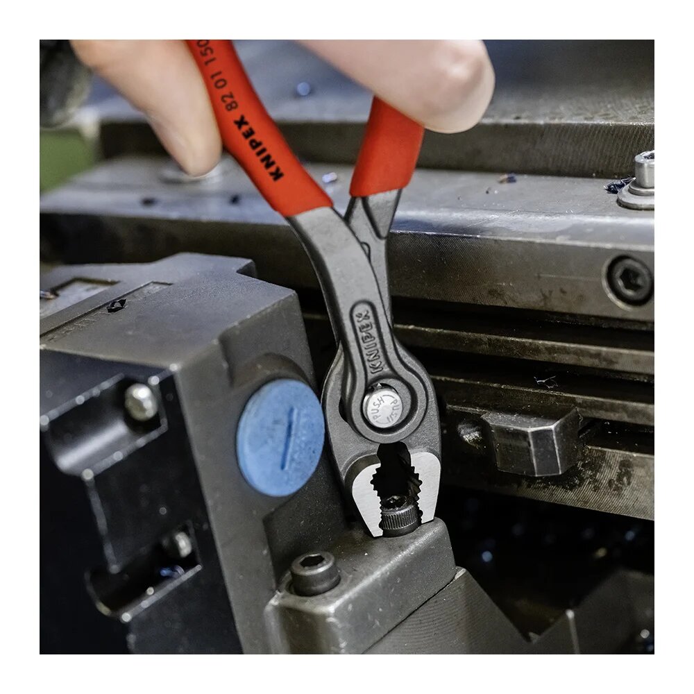 Клещи с фронтальным и боковым захватами Knipex TwinGrip зев 3-16 мм, L 150 мм, обливные ручки KN-8201150 — фото 1