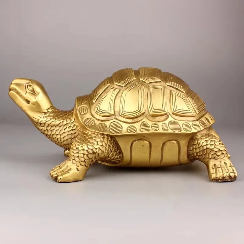 Медная статуэтка черепахи для дома 9cmX5cmX4cm