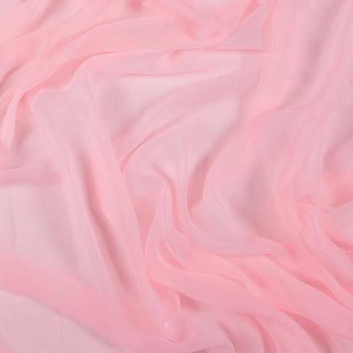 Жоржет (шифон) от Chrisanne Clover, цвет Sugar Pink (розовый) 500*112 см