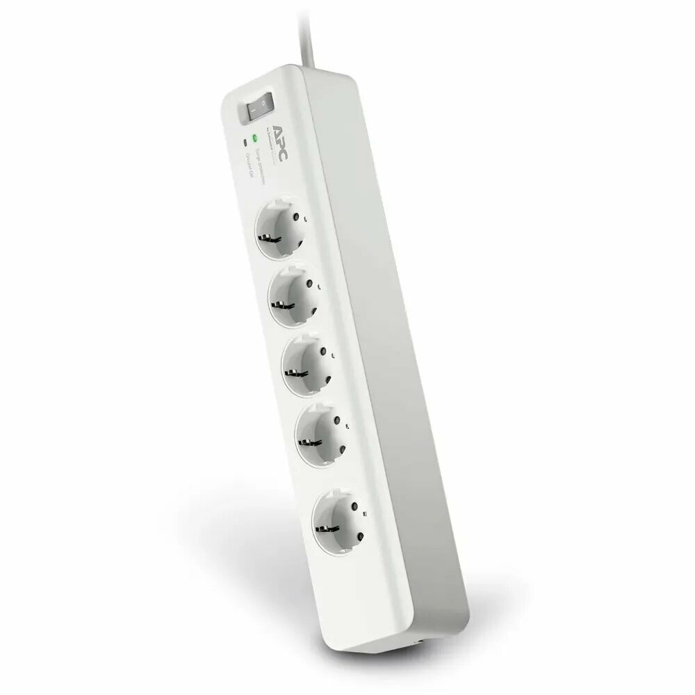 Schneider Electric APC Беспроводная розетка с защитой от перегрузок, Пятерная, Белая