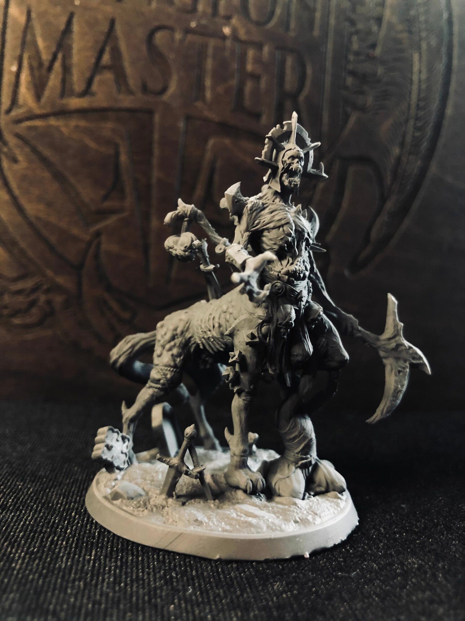 Лич - кентавр, Баратор - Миниатюра для настольных игр DnD, ДнД, Dungeons & Dragons, Pathfinder.