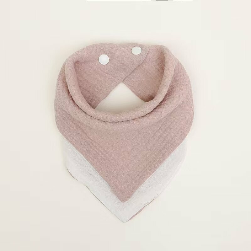 Полотенце детское, хлопок, 37#, впитывающее слюну，2pcs