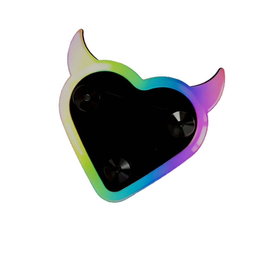 Долговечный Солнечный Автомобильный фонарь с Атмосферой в форме сердца для различных транспортных средств ABS