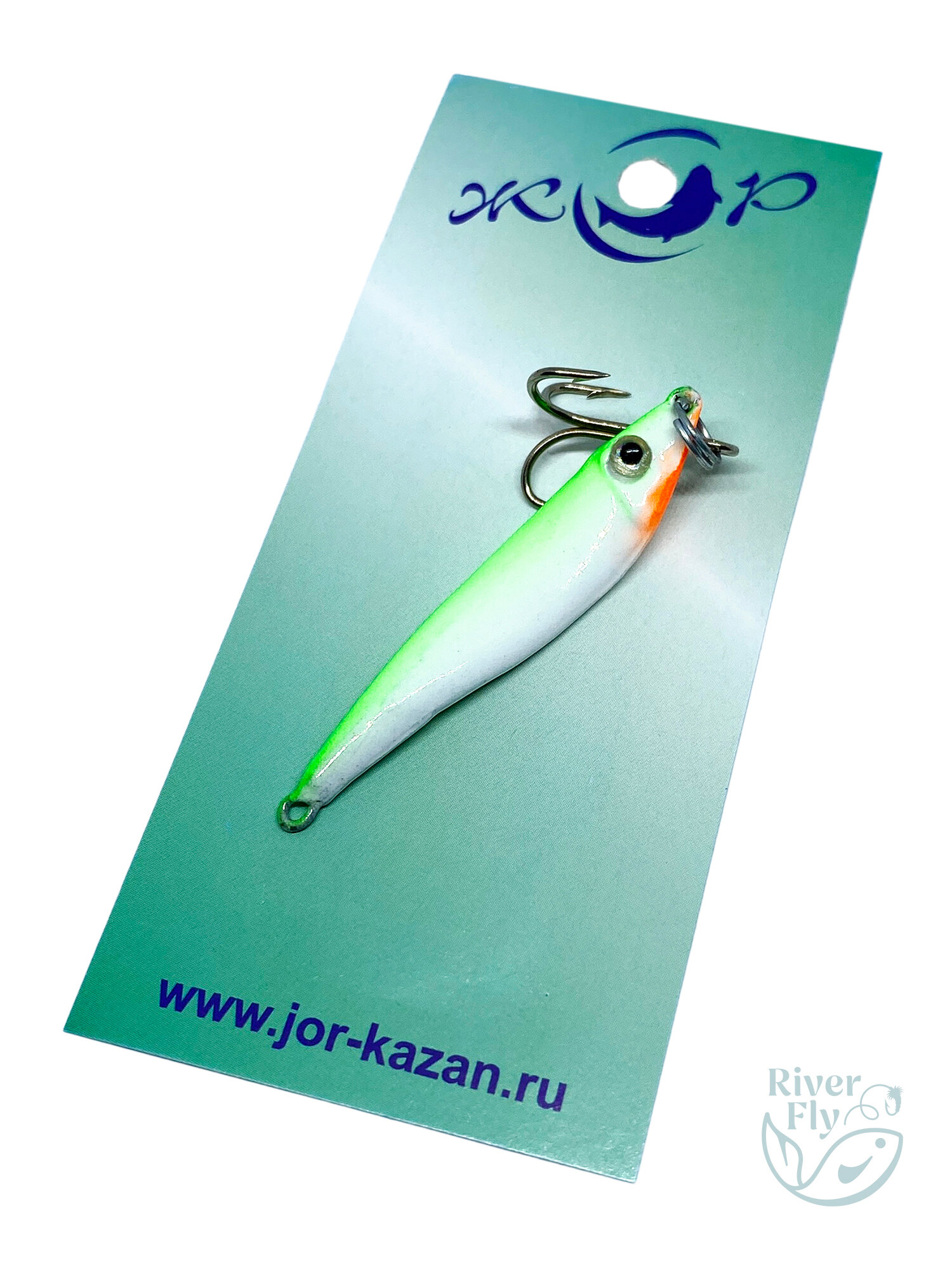 Блесна ЖОР Тюлька №9 (10 гр/50 мм), всесезонная двусторонняя блесна