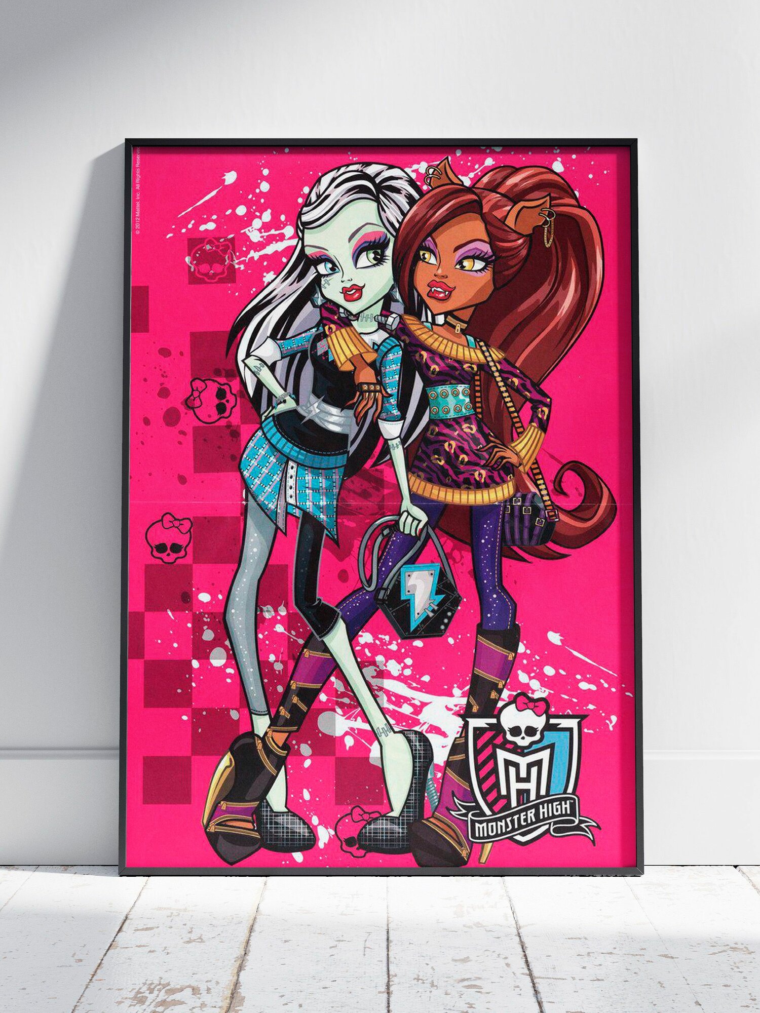 Плакат на стену для интерьера Monster High (Монстер Хай 7) - Постер по куклам и моде формата A3 (30x42 см)