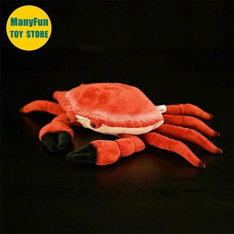 Реалистичная мягкая плюшевая игрушка краб, Камчатский краб