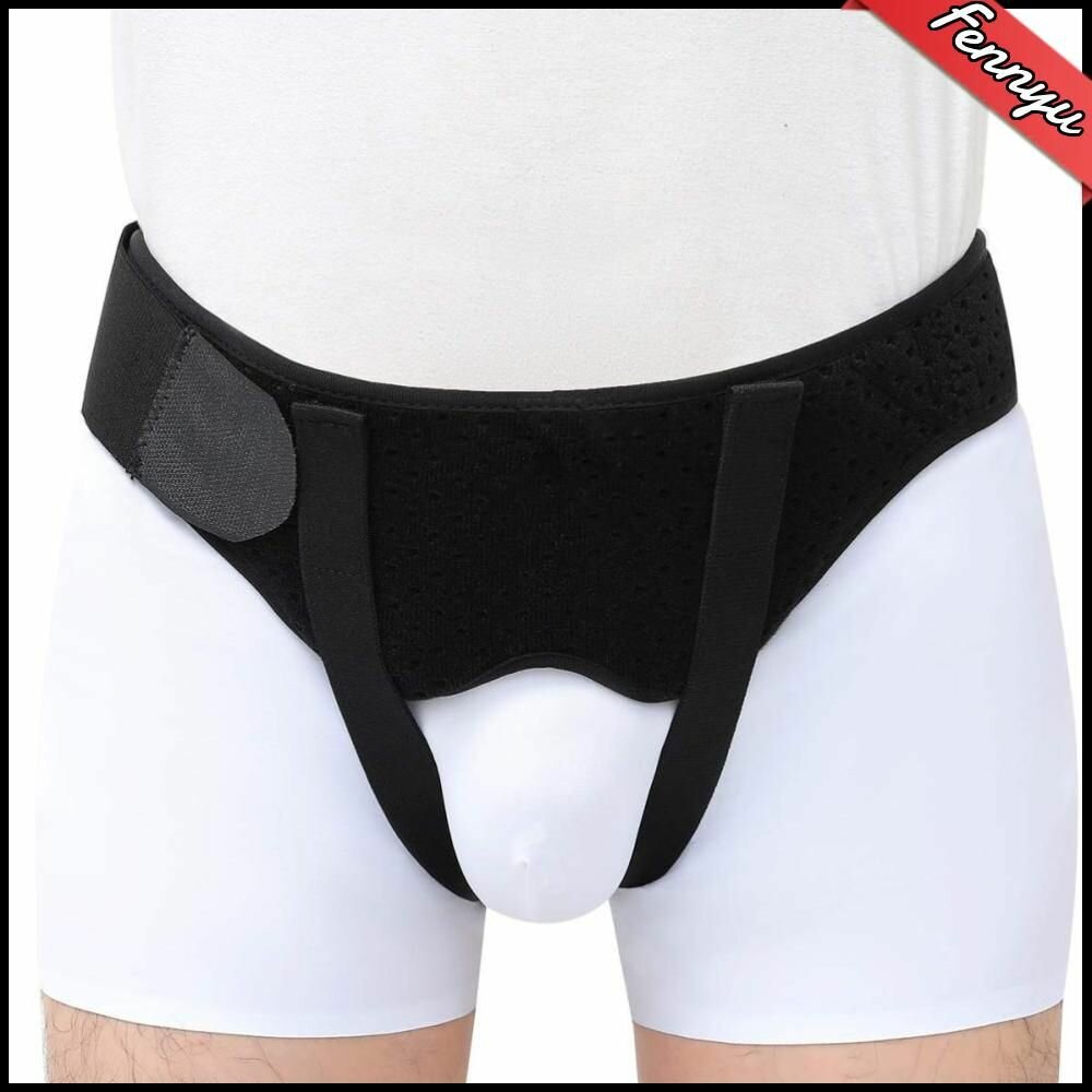 Ремни для грыжи, мягкий грыжевой пояс для мужчин и женщин, спортивный регулируемый пояс с изъемными компрессионными подушками для повседневной активности