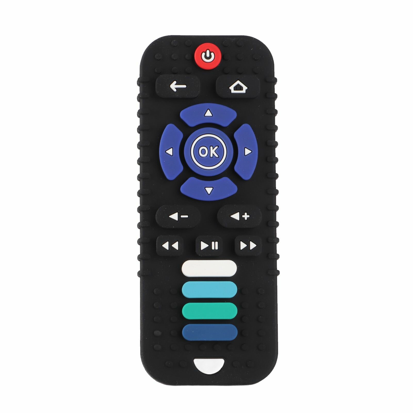 Прорезыватель в форме ТВ-пульта, силиконовый, черный