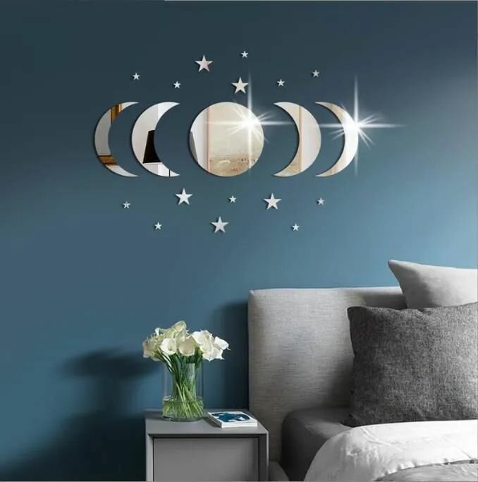 Трафарет для декора стен, окон 87 61 см20 шт,