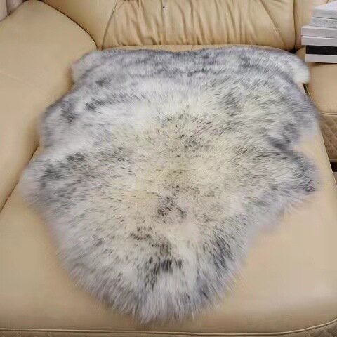 Ковер из австралийской шерсти, покрывало для дивана, коврик для эркера, цельный кусок овчины, интегрированный прикроватный коврик для спальни, шерстяной напольный коврик.