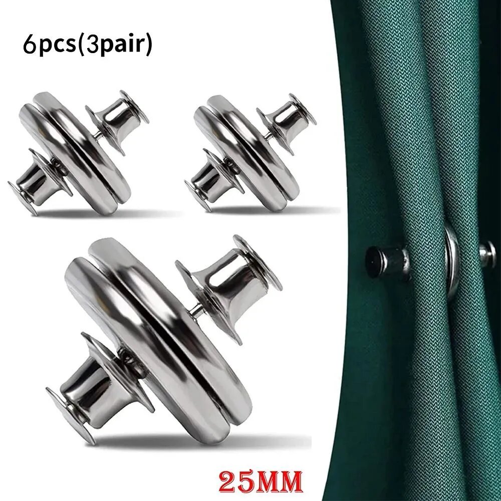 10/2 шт. магнитная занавеска, кнопка регулировки для оконных штор, магнитная пряжка, съемные кнопки, домашний декор