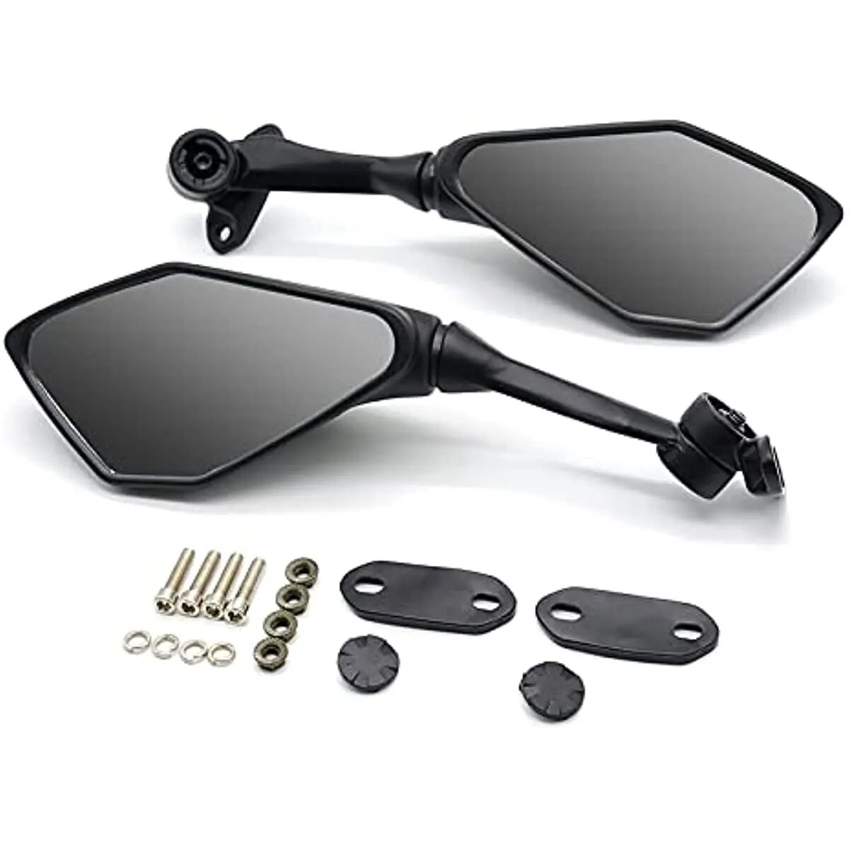 Зеркала заднего вида для мотоцикла, совместимые с Kawasaki 2018-2021 Ninja 400 2011-2018 Ninja 250 ZX 6R 636 650 300R, замена