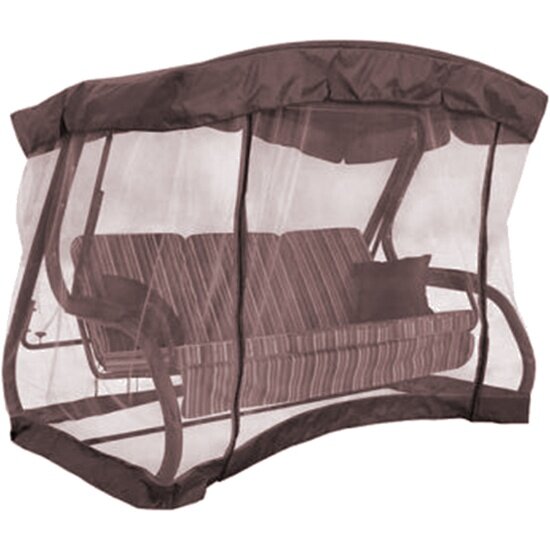 Чехол с москитной сеткой Garden Story для качелей 1470х2430х1800 Палермо Премиум, Палермо, Саванна арт. Ч431-МТ006, коричневый "