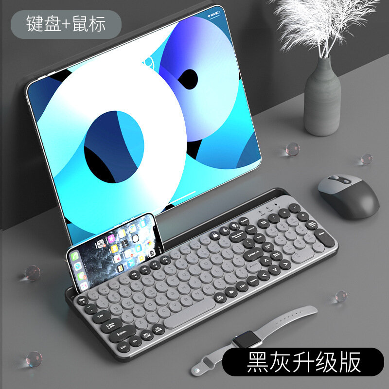 Беспроводной Bluetooth, бесшумный, с маленьким и большим слотом для карт, подходит для планшетов, мобильных телефонов, ноутбуков, iPad, универсальная версия