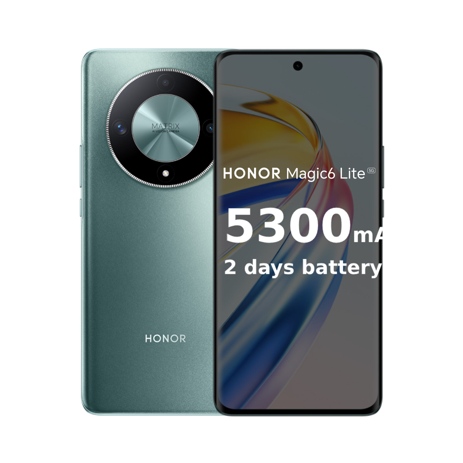 Смартфон HONOR Magic6 Lite 8GB+256GB 4nm Snapdragon 6 Gen 1 5800mAh 108MP+2MP+8MP тройная камера 6.78-дюймовый экран 1200*2652p дисплей Eye-Comfort Mode разблокировка по лицу сканер отпечатка пальца