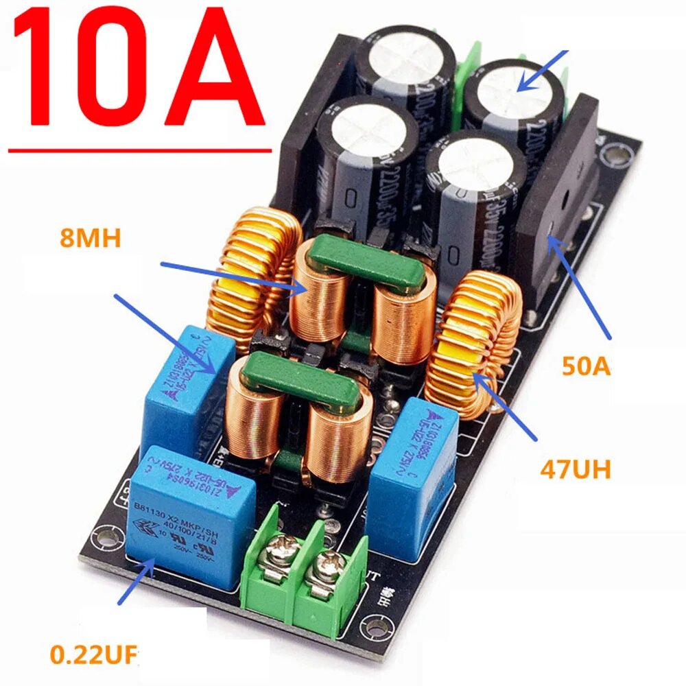 Фильтр питания DYKB purification filter 10A