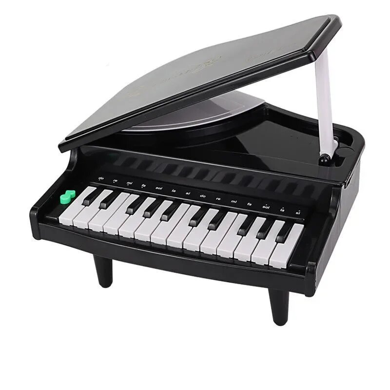 Мини электронное пианино B558 чёрного/розового цвета черный