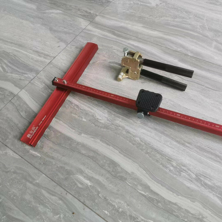 T900 Ручной Т-образный нож для резки, тяжелый нож для маркировки с 22-мм лезвием для каменных плит и плитки, высокоточный режущий станок